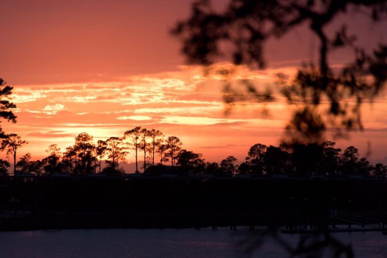 Fall Sunsets in Savannah Georgia - Samba to the Sea Photography